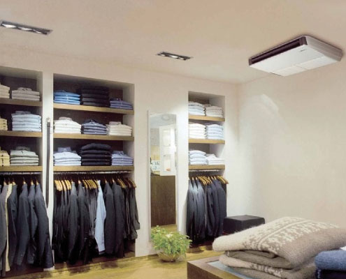 Reversible air conditioning: Ceiling type - Energy Control